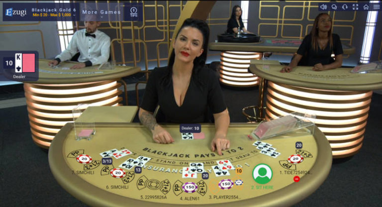 Ezugi Live Blackjack - Review, Bonuses & Casinos
