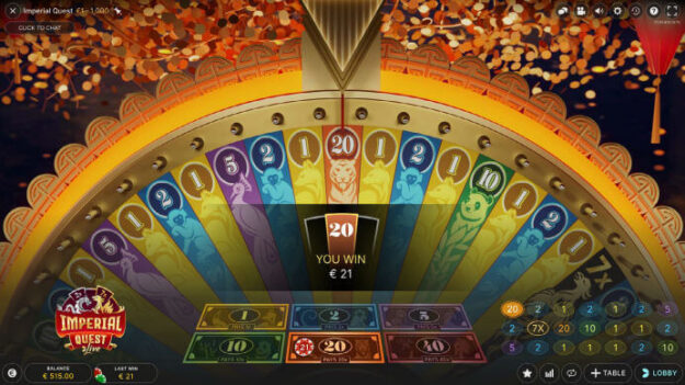 Evolution Imperial Quest Asian Themed Dream Catcher - Live Casino Comparer