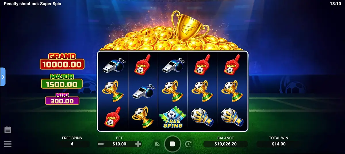 Penalty Shoot-Out: Super Spin Slot Review 2026 - LiveCasinoComparer